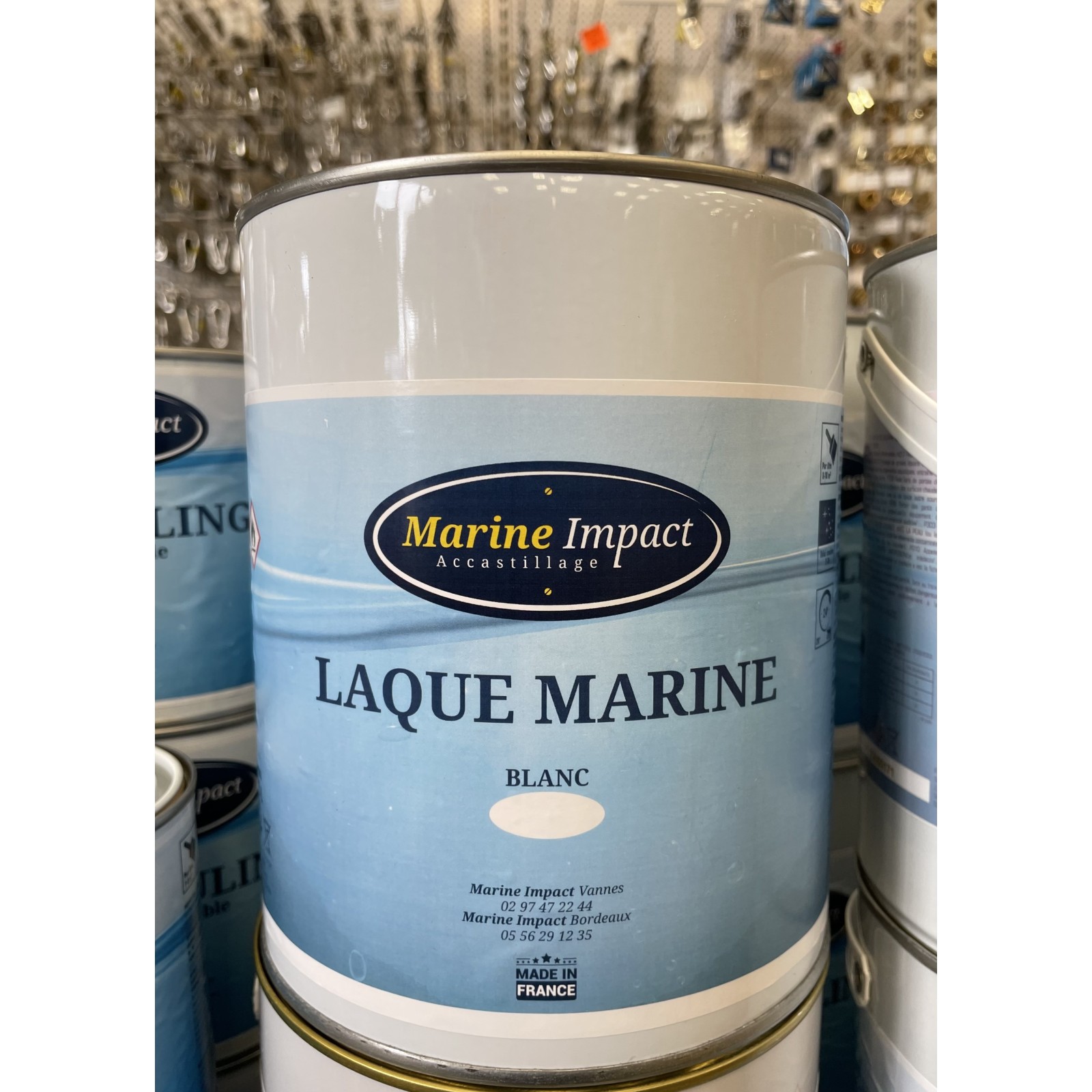 Laque Marine Blanche 2.5L Marine Impact.